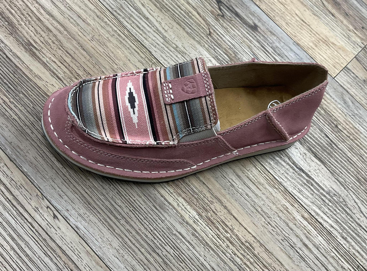 WOMENS ARIAT CRUISER AZLEA SUEDE BABY PINK SERAPE | 10050958 – Botas Rojero