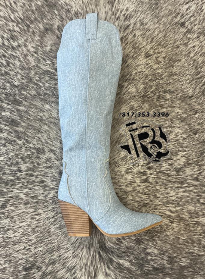 ’ROSIE’’ DENIM BOOTS – Botas Rojero