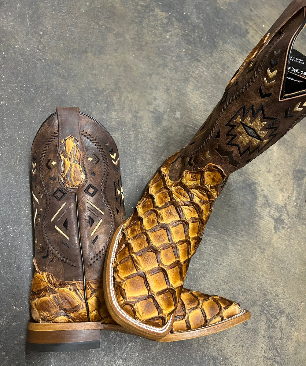 Mens Fish boots ginge – Botas Rojero
