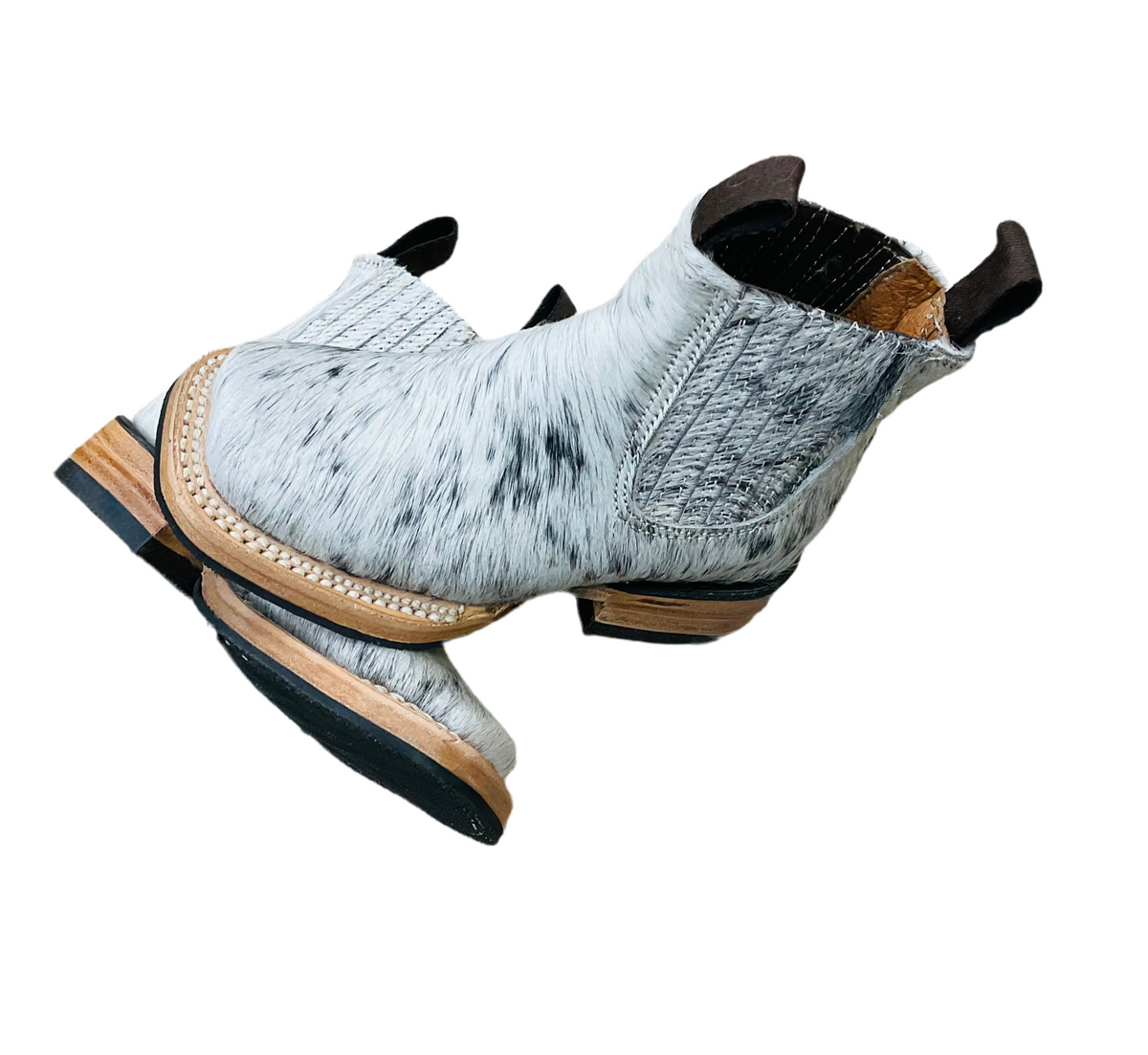 NOE’’ BOYS COWHIDE BOTINES WITH TEMPLATE – Botas Rojero