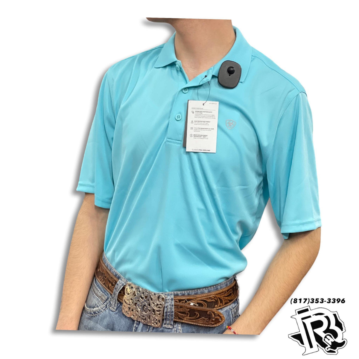 Brooks “ | MEN ARIAT POLO ARIAR TURQUOISE 10039381 – Botas Rojero