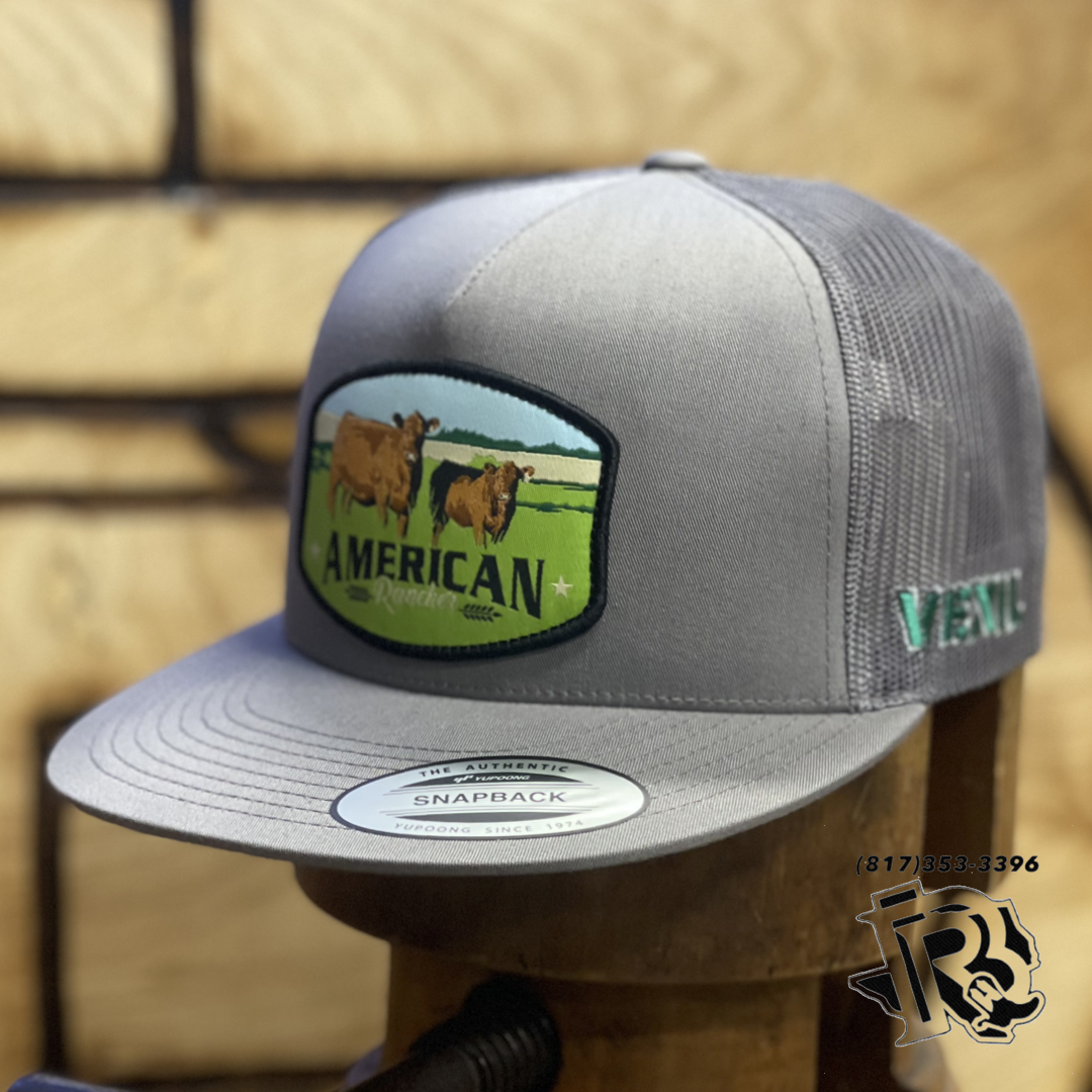 JACOB’’ MENS VEXIL AMERICAN RANCHER-RED ANGUS COW/CALF-LT STEEL GREY ...