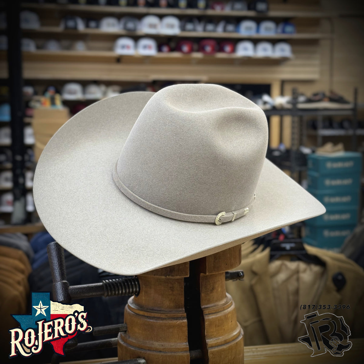 40X NATURAL | AMERICAN HAT COWBOY FELT HAT – Botas Rojero