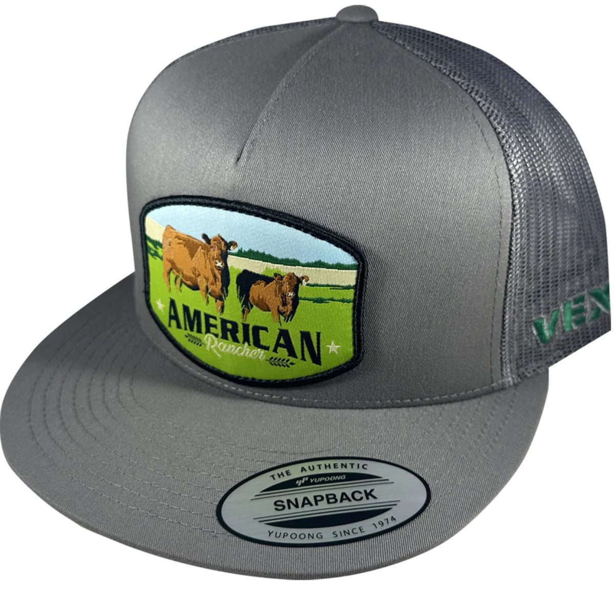 JACOB’’ MENS VEXIL AMERICAN RANCHER-RED ANGUS COW/CALF-LT STEEL GREY ...