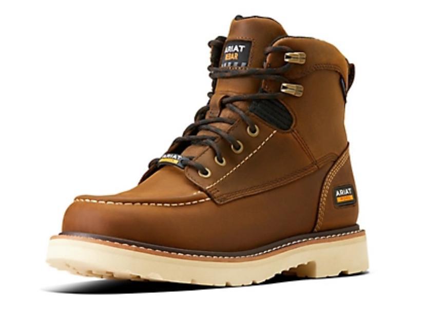 Ariat Men's Rebar Lift 6 in. Soft toe Waterproof Work Boot, 10046877 ...
