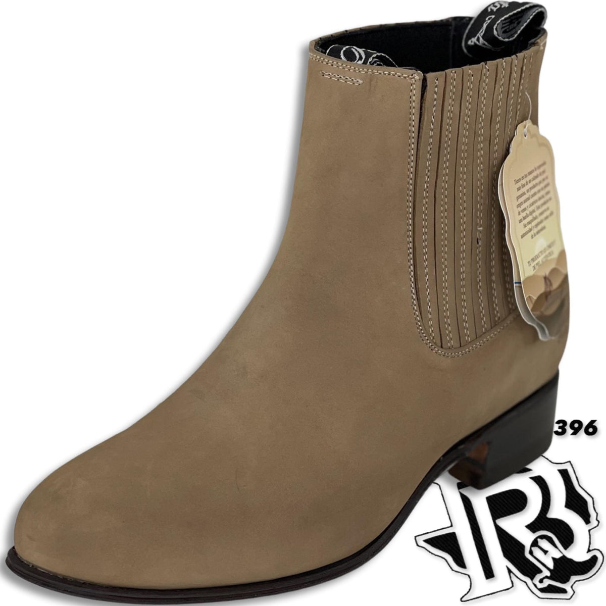 BOTIN CHARRO EL CANELO | PIEL BOVINO NOBUCK PELO DE CAMELLO #230 ...