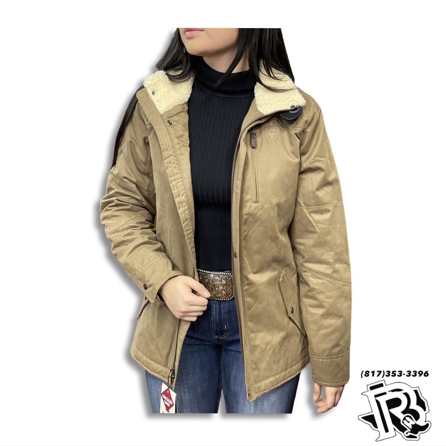 Olivia “ | WOMEN ARIAT JACKET GRIZZLY LIGHT BROWN 10041587 – Botas Rojero
