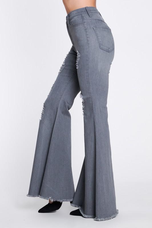 GRETA GREY BELL BOTTOMS – Botas Rojero