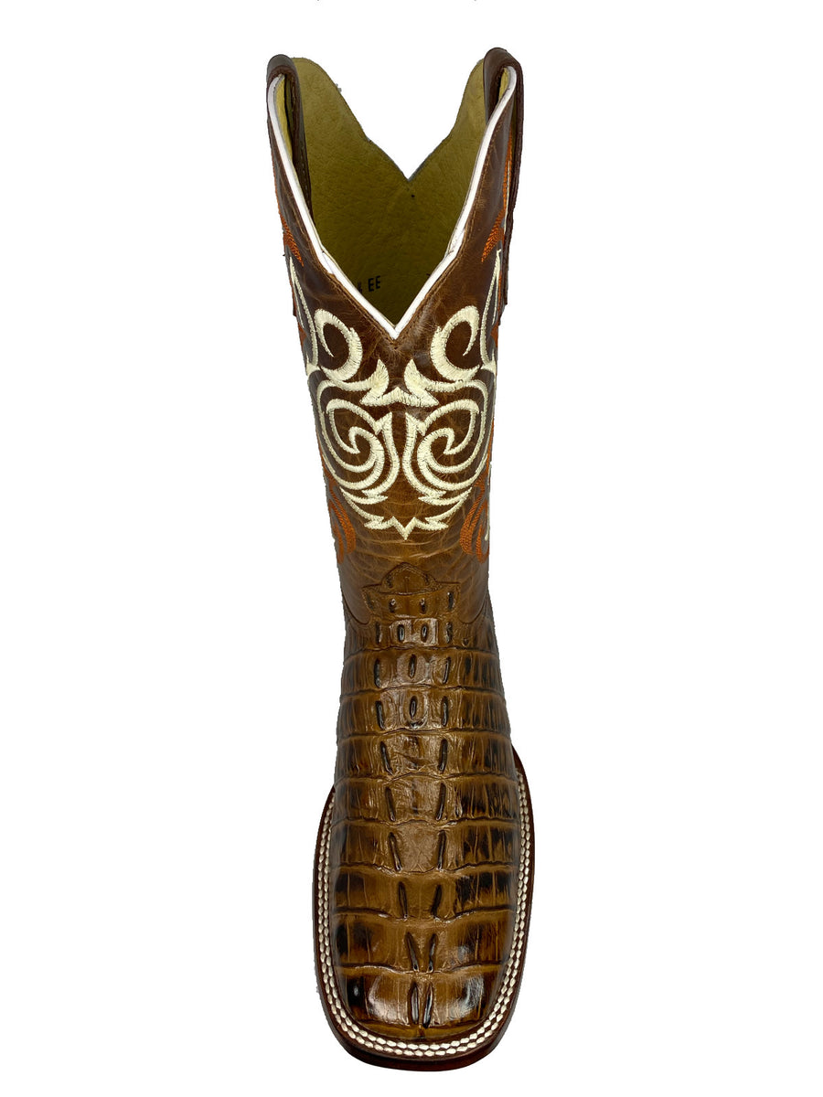 BOTAS ROJERO: CAIMAN TAIL Print Tan MOH279 – Botas Rojero