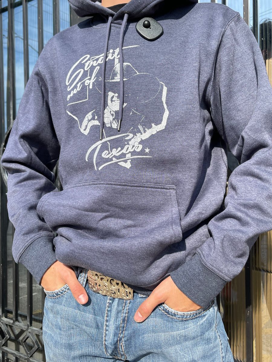 Strait Out Of Texas “ | WRANGLER MENS HOODIE NAVY BLUE GEORGE STRAIT ...