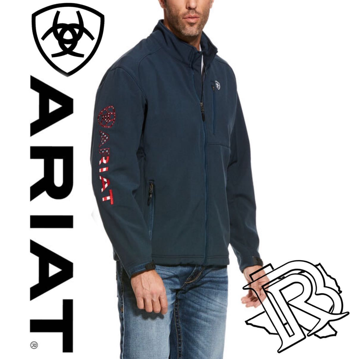 MEN'S Ariat USA Logo 2.0 Softshell Jacket 10028289 – Botas Rojero